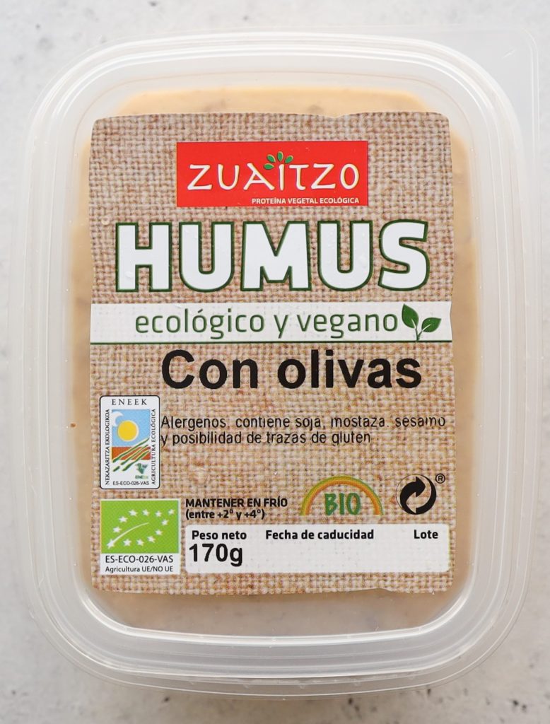 HUMUS NATURAL BIO - ZUAITZO SABOR Y SALUD - Empresa - Alimentación ...
